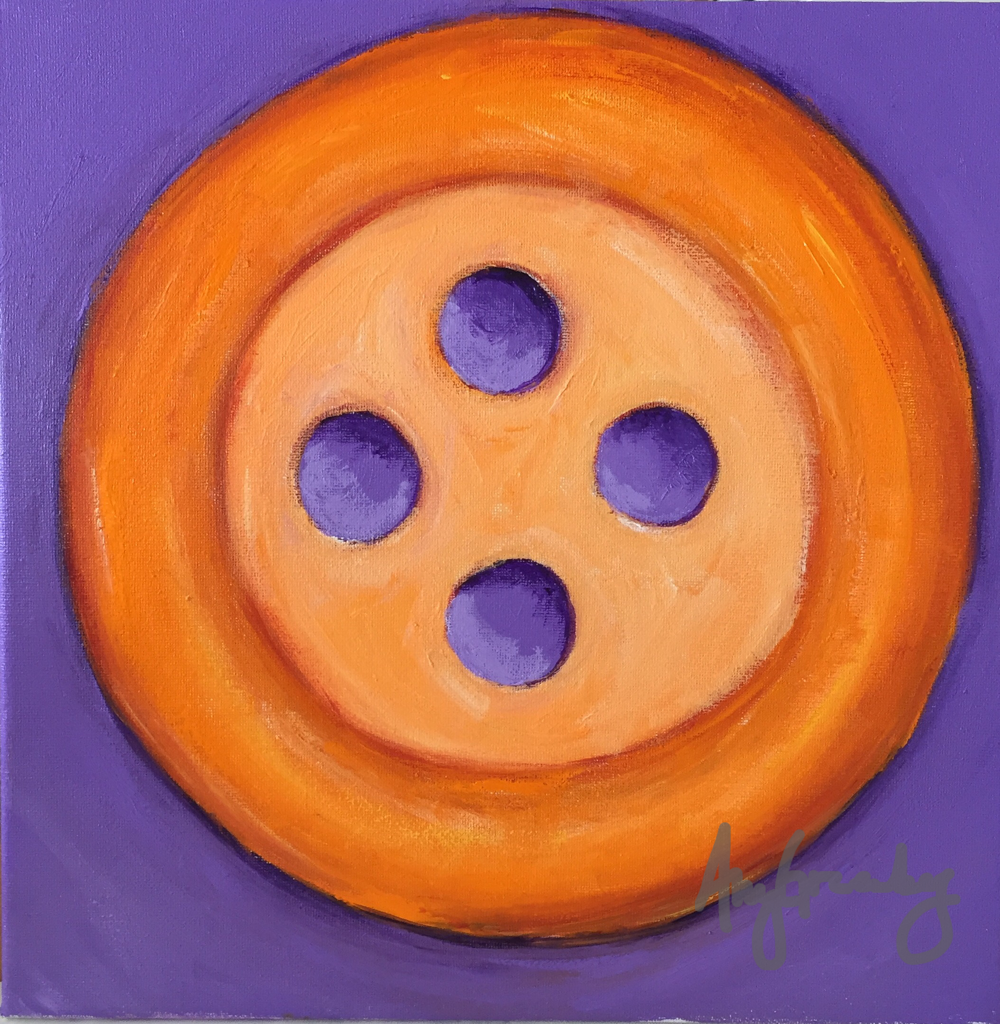 My recent art work – Buttons – On The Wall by Amy