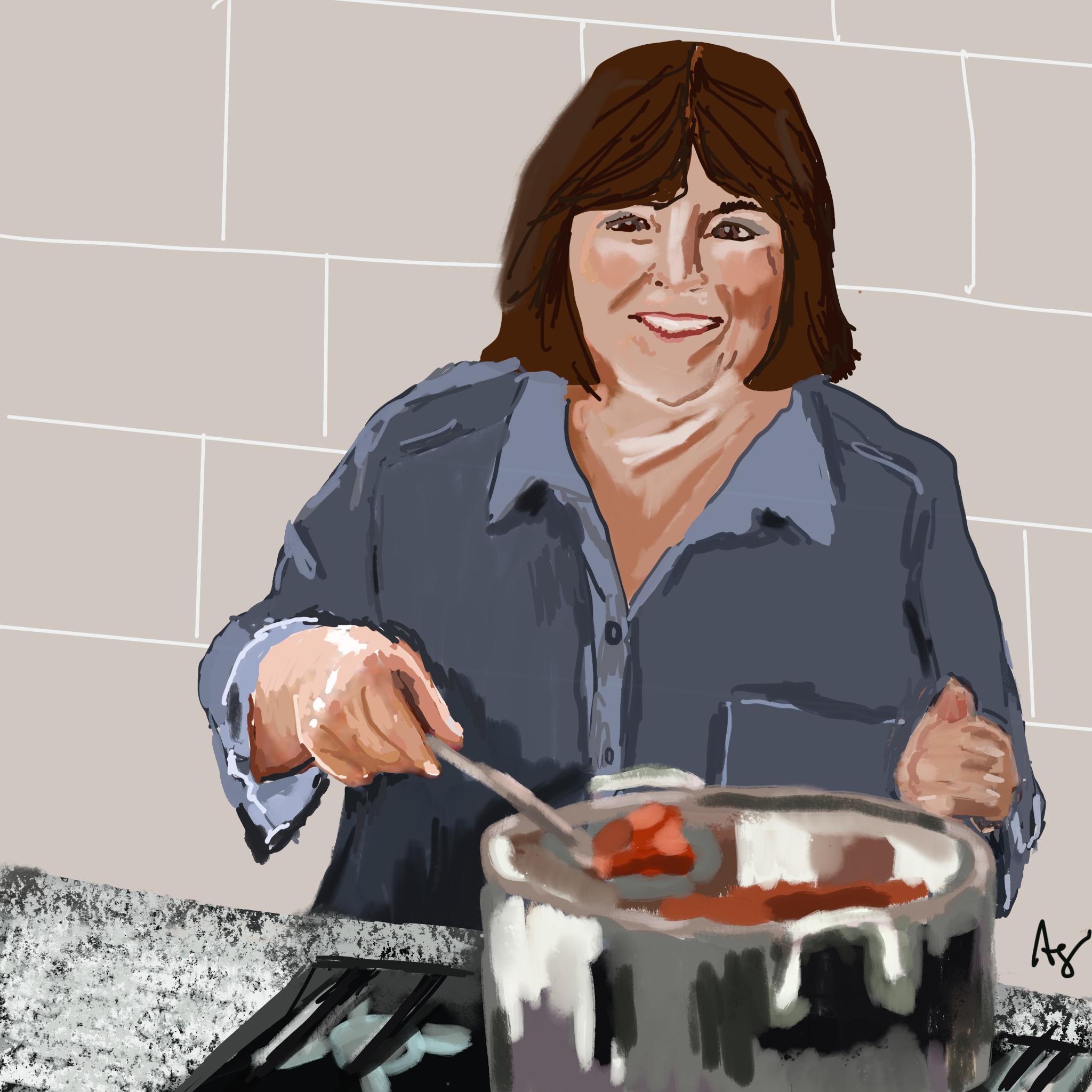 Ina Garten – my hero! – On The Wall by Amy